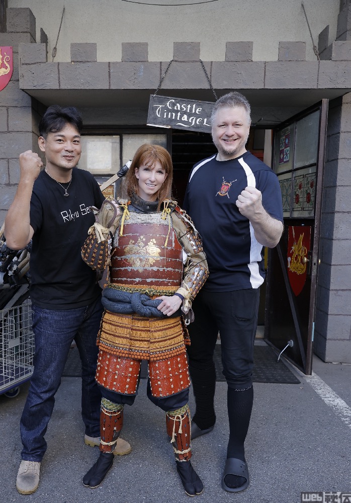 Trying Samurai Combat (Armored Battle) and Bushido Class at Castle ...