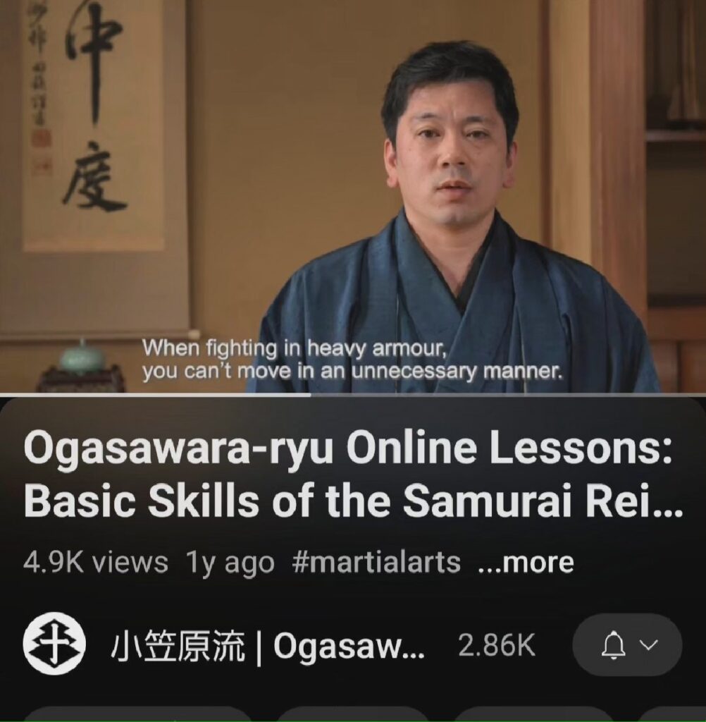 Shogun and Samurai Etiquette: Ogasawara ryu Reiho | BUDO JAPAN ...