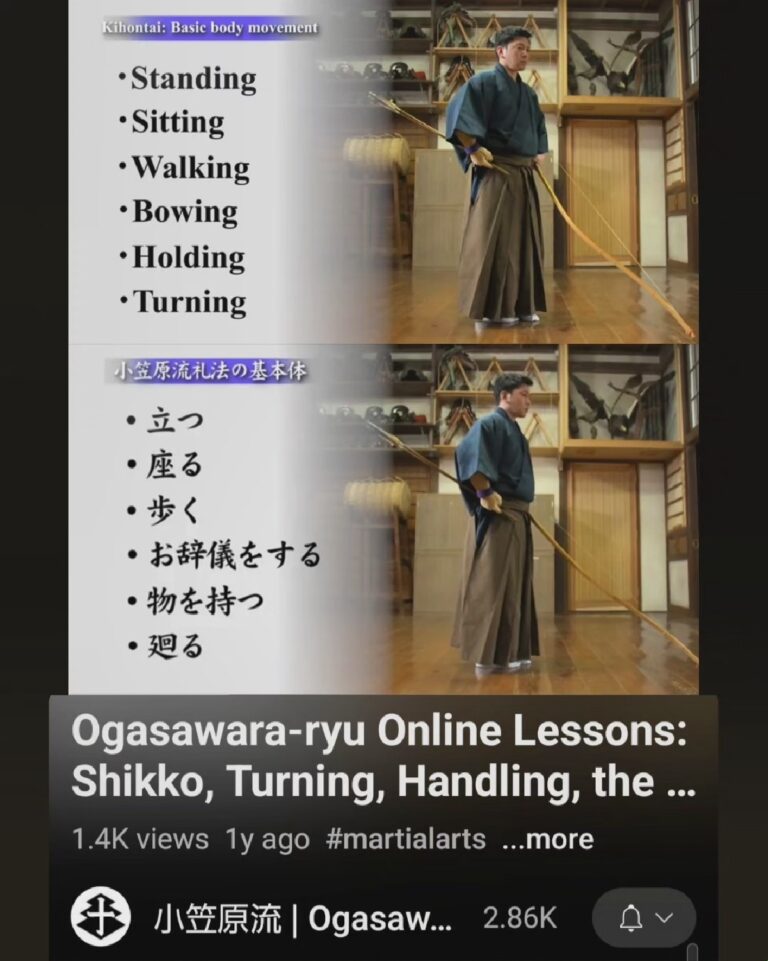 Shogun and Samurai Etiquette: Ogasawara ryu Reiho | BUDO JAPAN ...